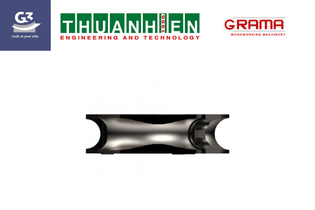 DAO CẮT ĐỊNH HÌNH CHO CUNG TRÒN LÕM (1/2 VÒNG TRÒN)